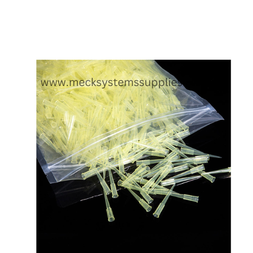 Universal single channel gel yellow pipette tips 200ul in bag – Meck ...